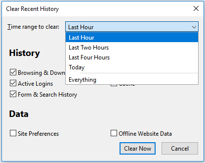 Delete Browsing History, Configure History Settings|Web Browser & Internet Solutions
